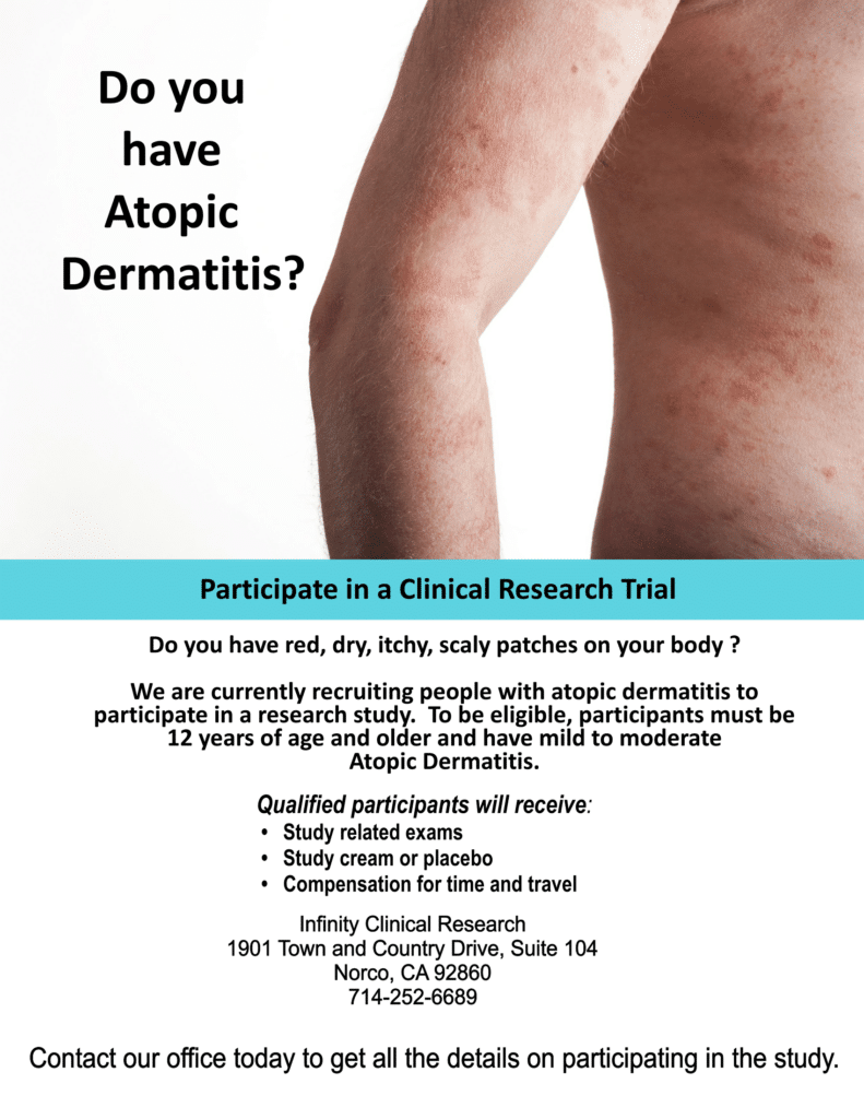 Atopic Dermatitis - Infinity Clinical Research